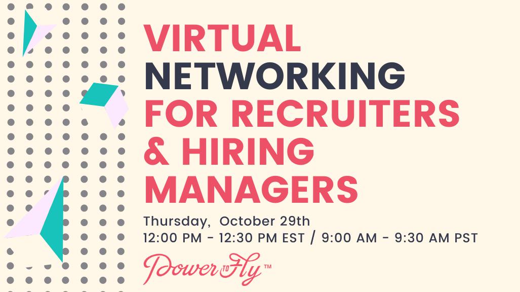 Virtual Networking For Recruiters Hiring Managers