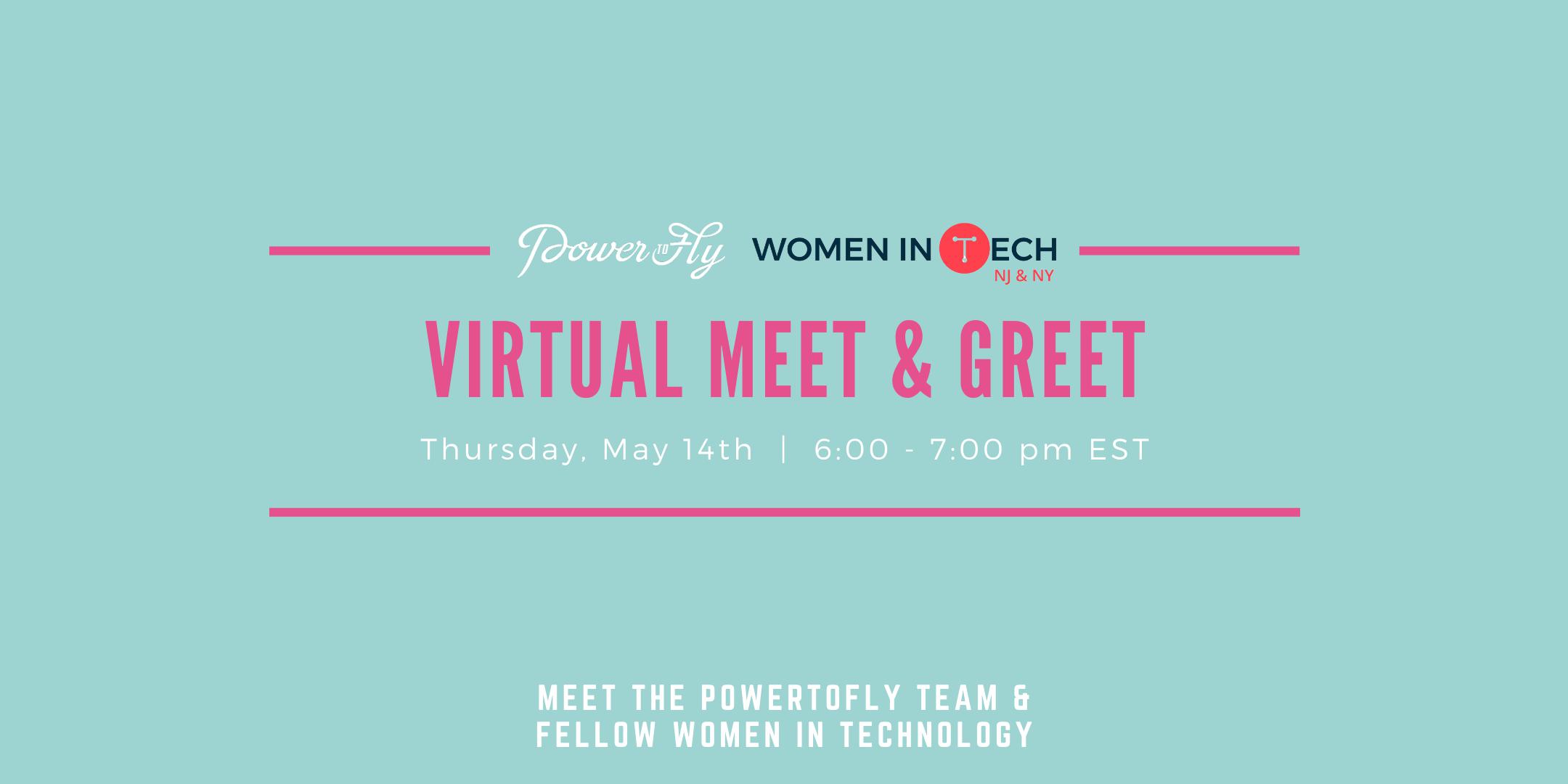 Virtual Women In Technology Meet & Greet 5/14